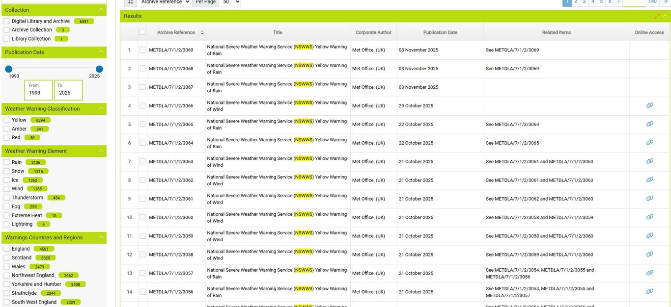 National Severe Weather Warnings Archive - Met Office