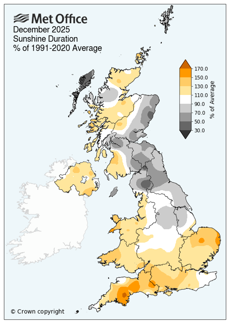 2025 is double-record breaker: UK’s warmest and sunniest year on record ...