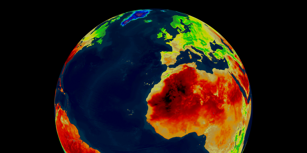 Global-average temperature records - Met Office