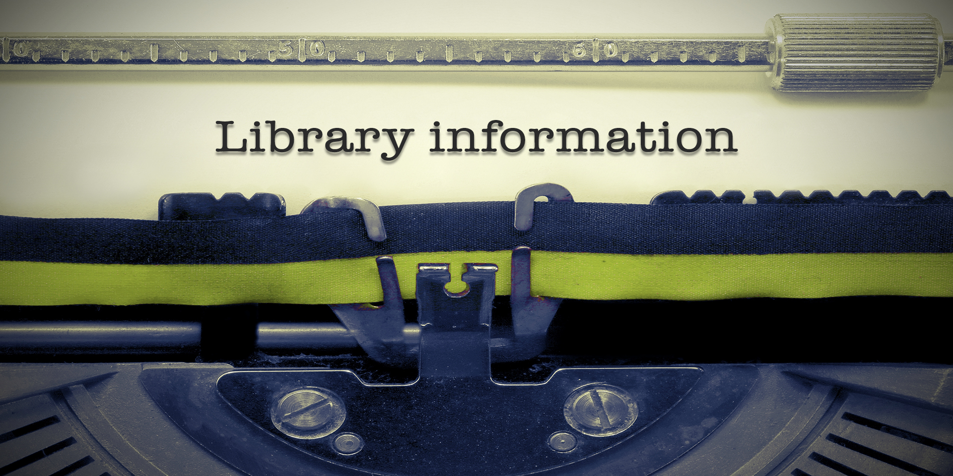 Library information - Met Office