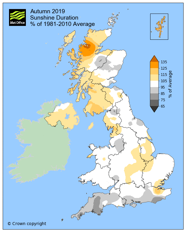 Record breaking rainfall - for some - Met Office