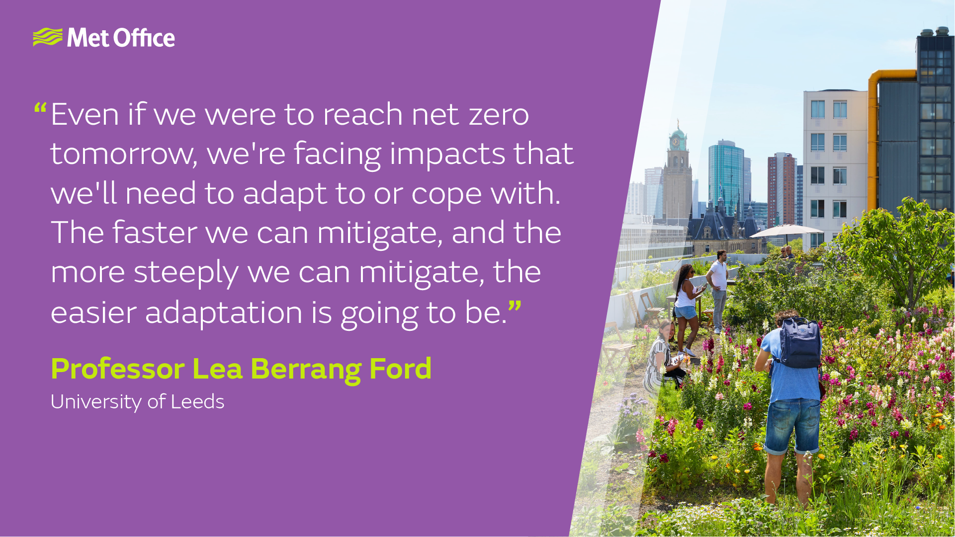 Climate webinar series - Met Office